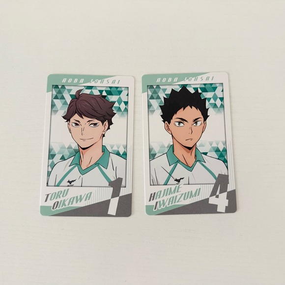 Accents | Haikyu Haikyuu Official Collectible Photo Cards | Poshmark